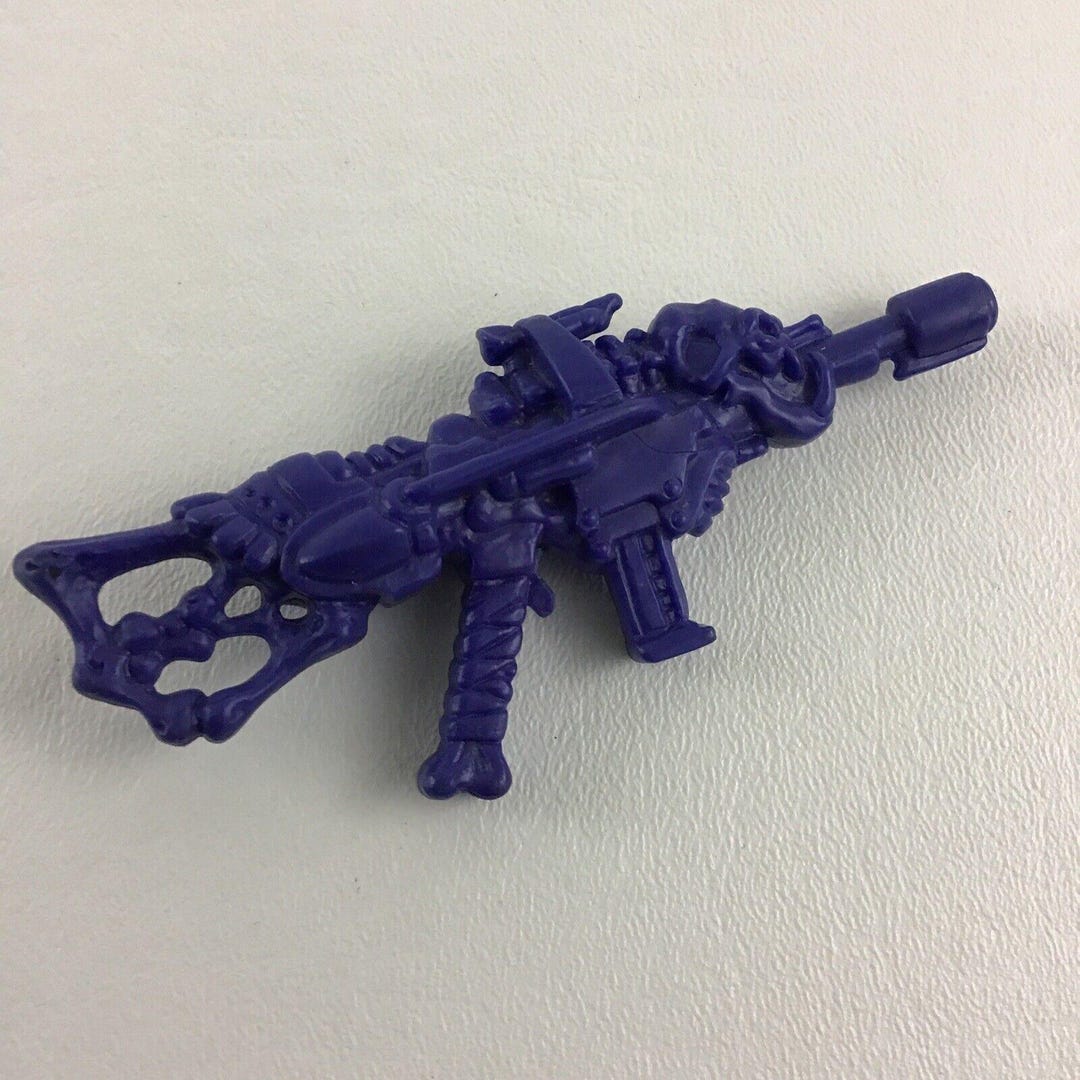 Skeleton Warriors Baron Dark Replacement Gun Purple Vintage Playmates ...