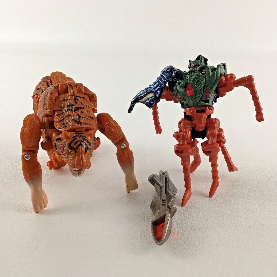 Transformers Animorphs Action Figures Jake Tiger Beast Wars Scarem ...