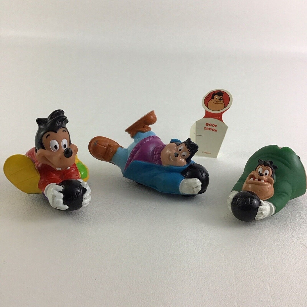 Disney Extremely Goofy Movie Goof Troop Bowlers Burger King Toy Vintage ...