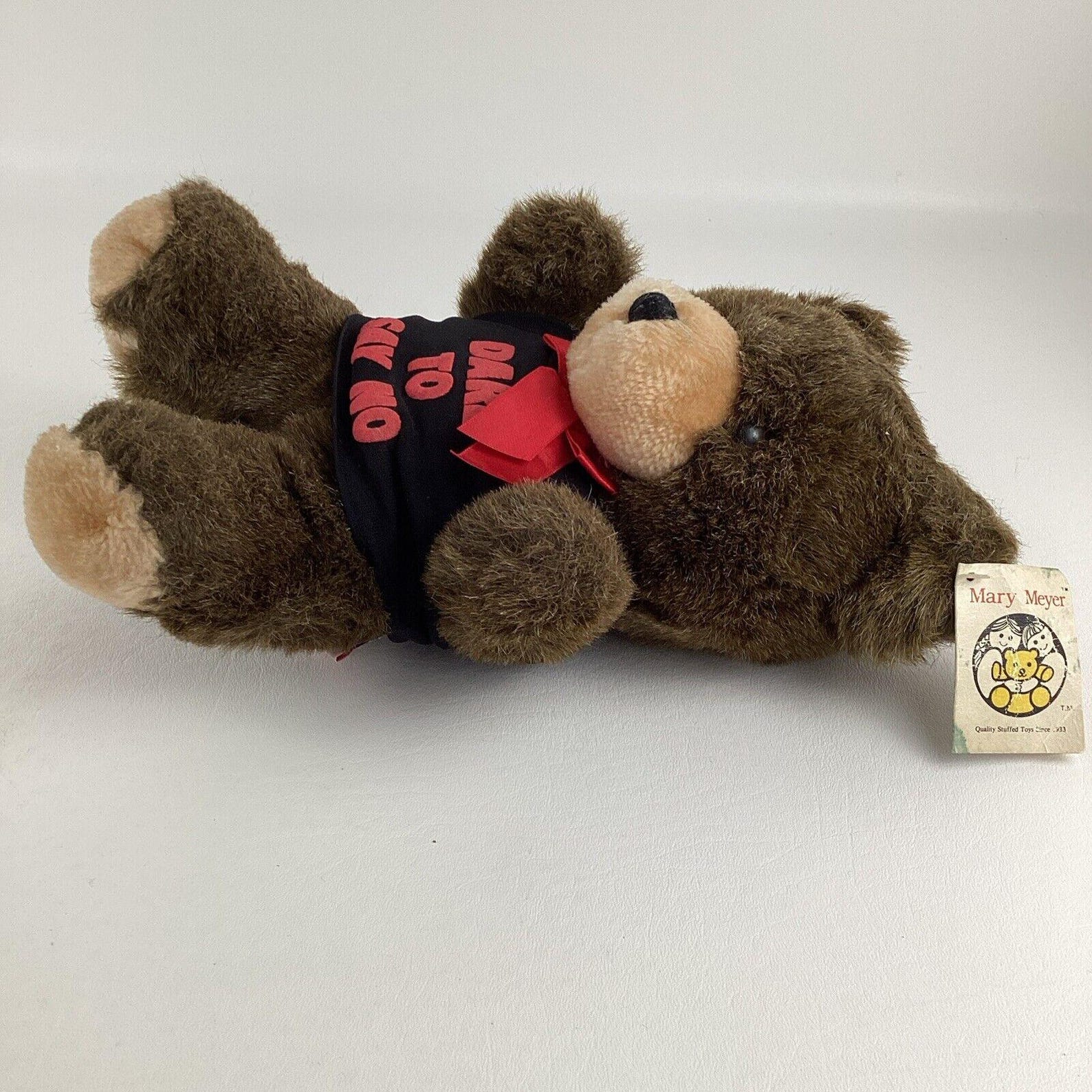 Mary Meyer Say No Teddy Dare Bear Bruder 11" Plush Stuffed Toy Vintage ...