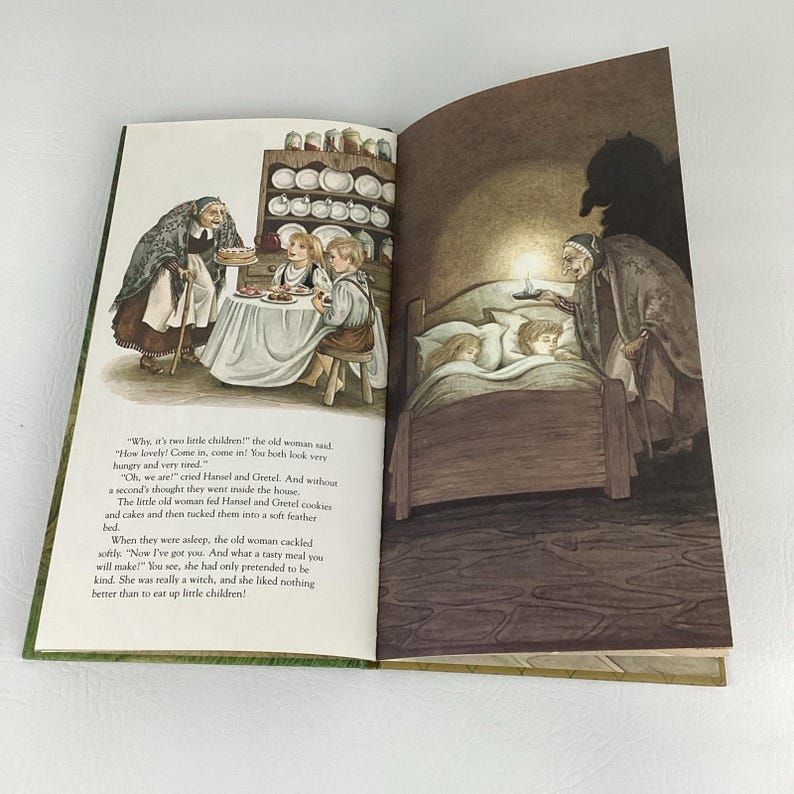 Hansel and Gretel Knee High Book Hardcover Vintage 1985 Random House - Etsy