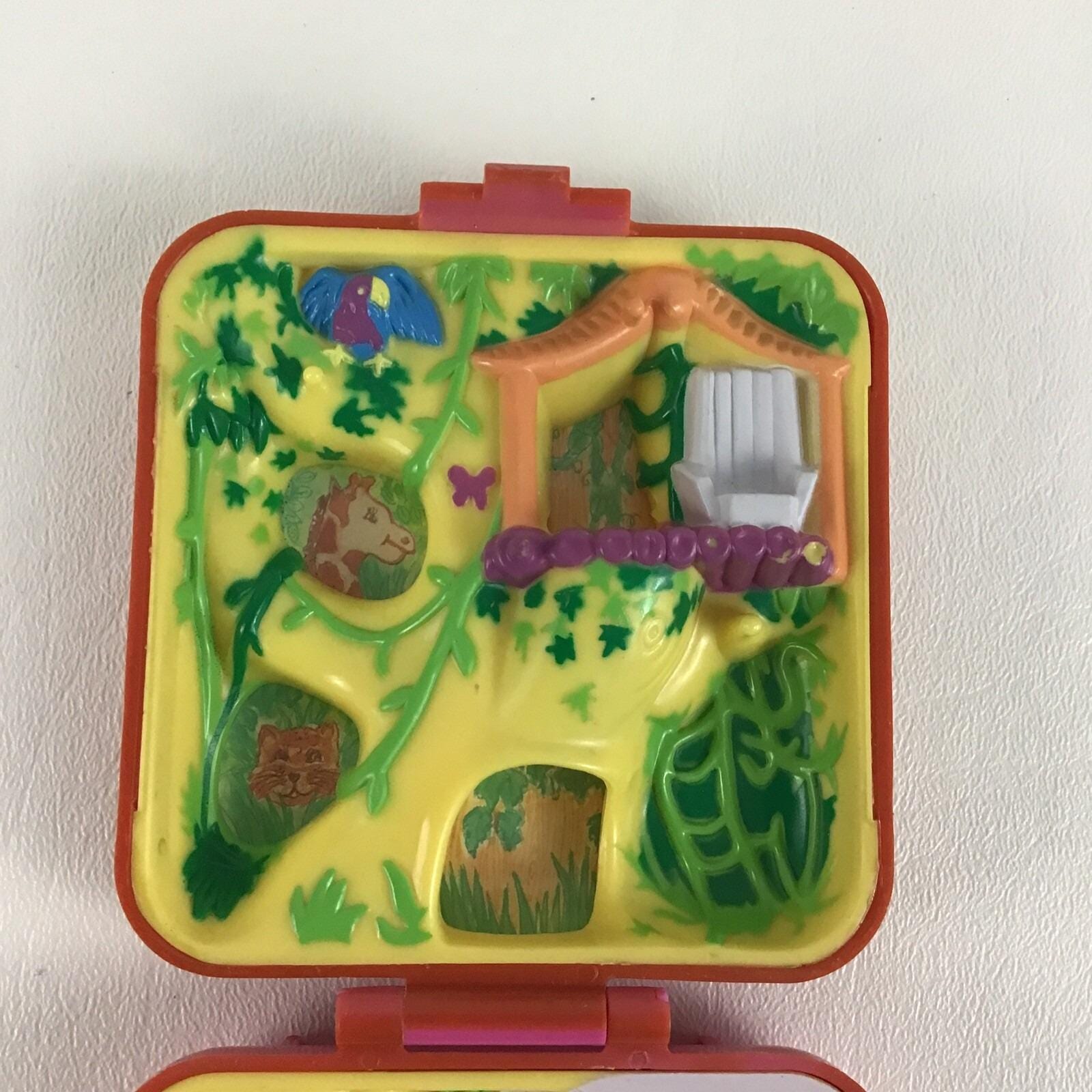 Polly Pocket Jungle Wild Zoo World Compact Playset Vintage Bluebird ...
