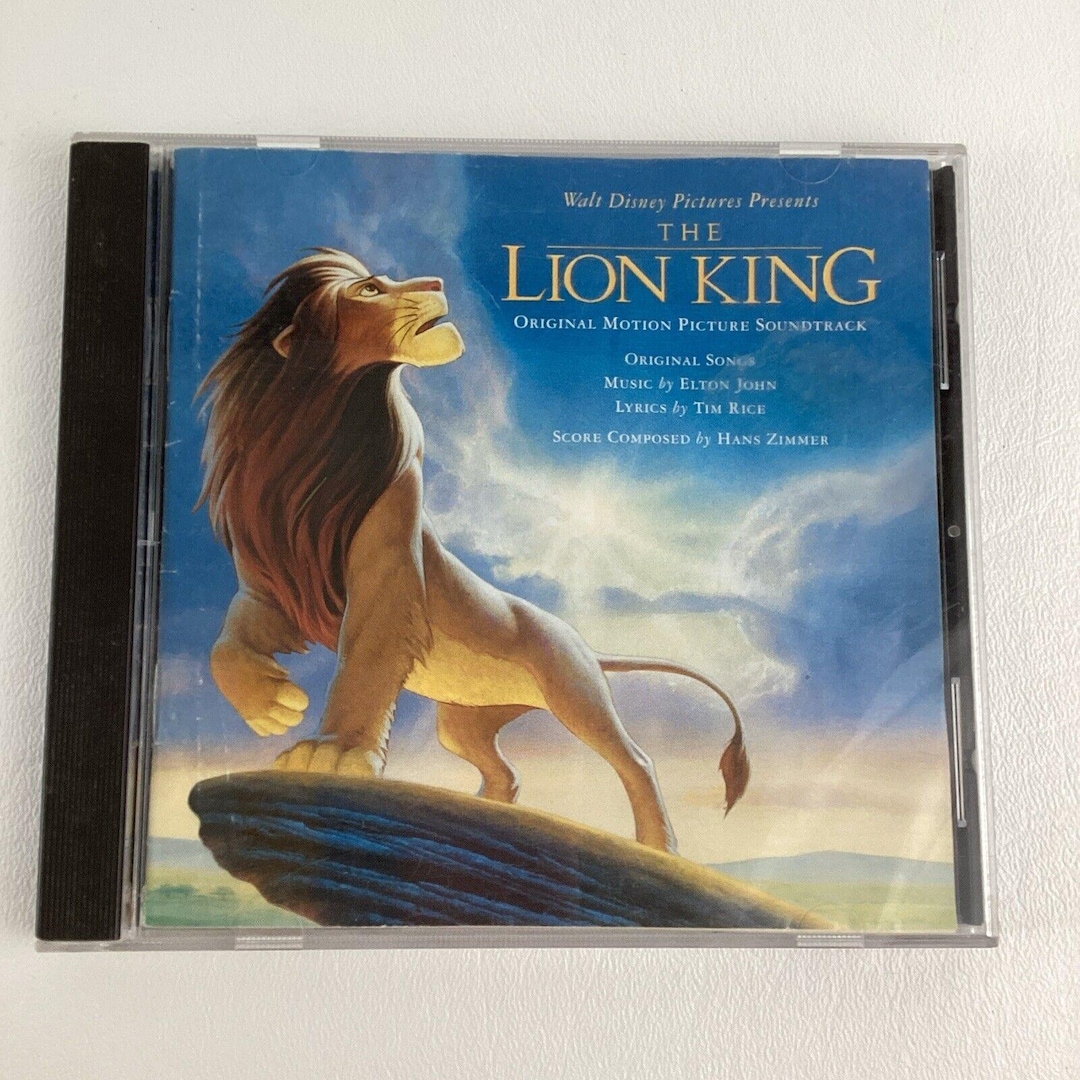 Walt Disney the Lion King CD Original Motion Picture Soundtrack Music ...