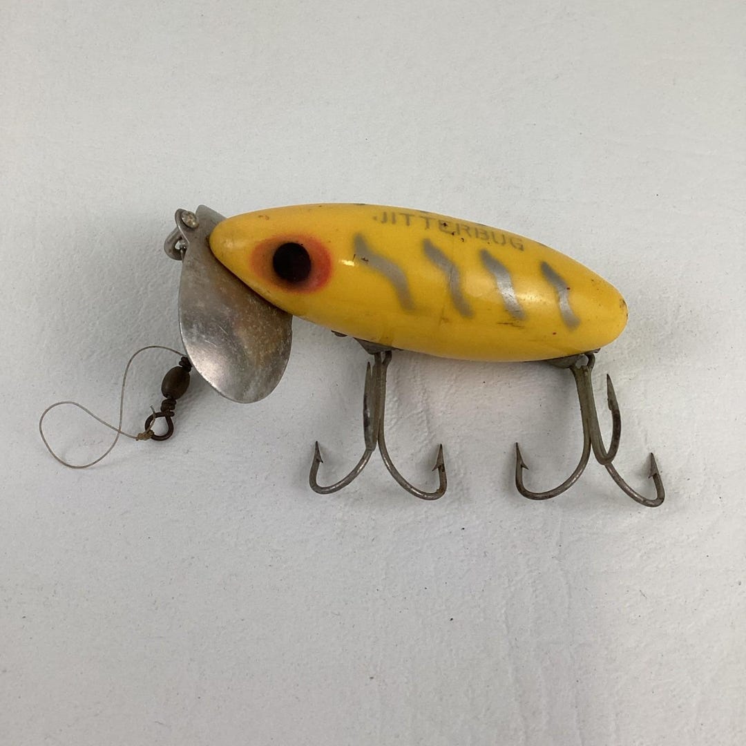 Vintage Jitterbug Fishing Lure by Fred Arbogast Akron Ohio Collectible ...