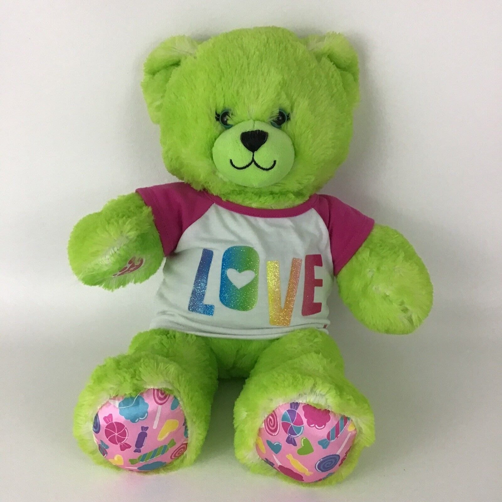 Green Teddy Bear With Love