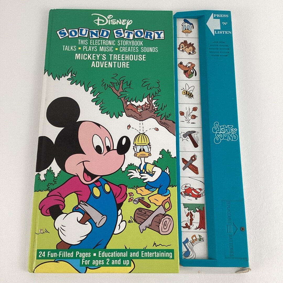 Disney Sound Story Electronic Storybook Mickey Mouse Treehouse ...