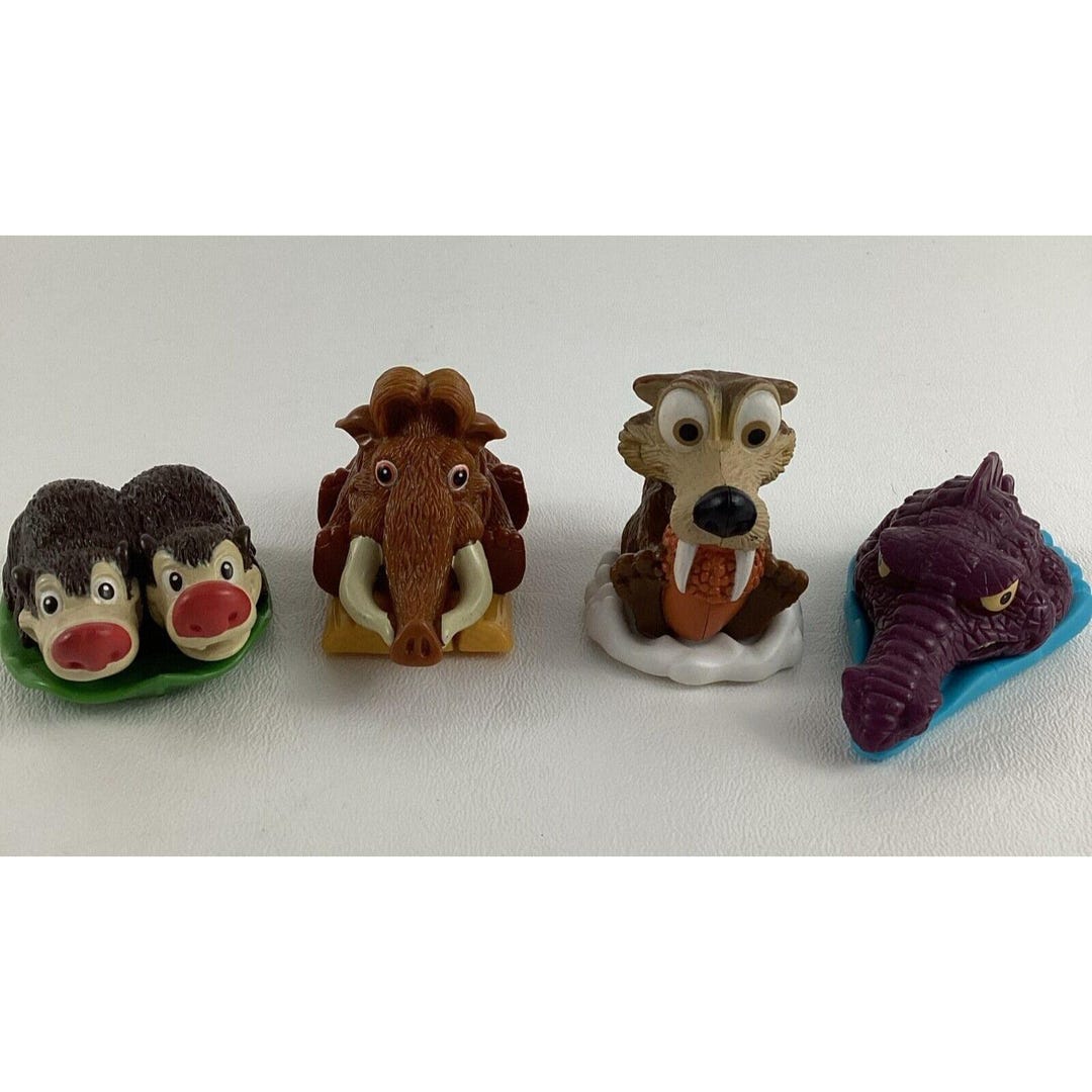 Ice Age 2 the Meltdown Slide Rollers Kellogg's 2005 Toy Manny Scrat ...