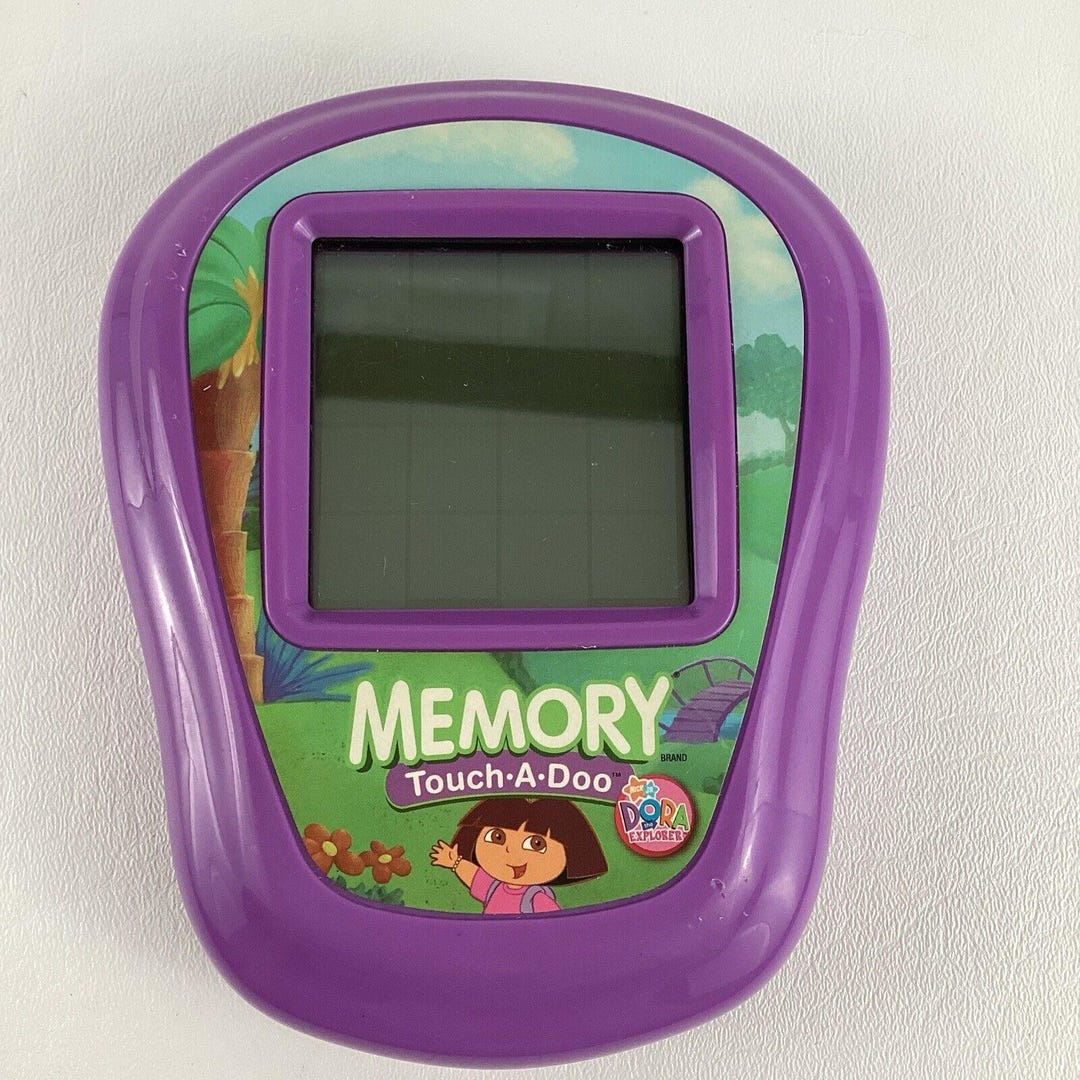 Dora the Explorer Touch a Doo Memory Electronic Handheld Game 2006 ...