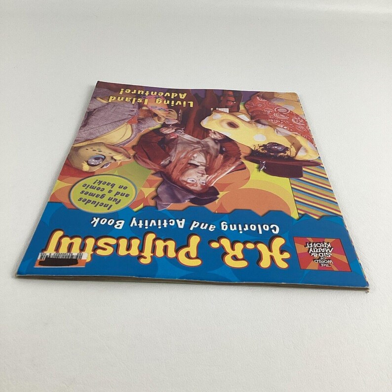 H.R. Pufnstuf Coloring Activity Book Vintage World Sid Marty Krofft ...