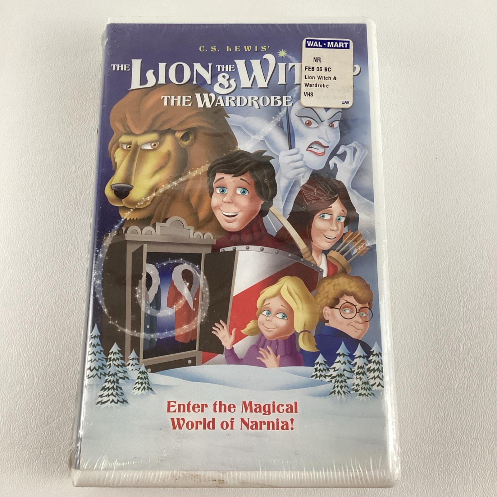 The Lion Witch Wardrobe Movie VHS Tape Narnia Animated Classic Sealed ...