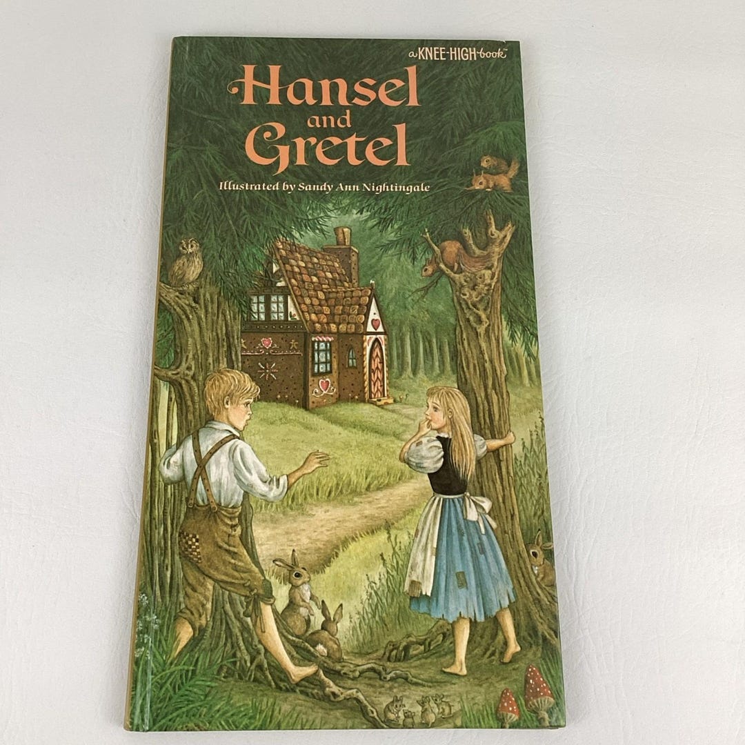Hansel and Gretel Knee High Book Hardcover Vintage 1985 Random House - Etsy