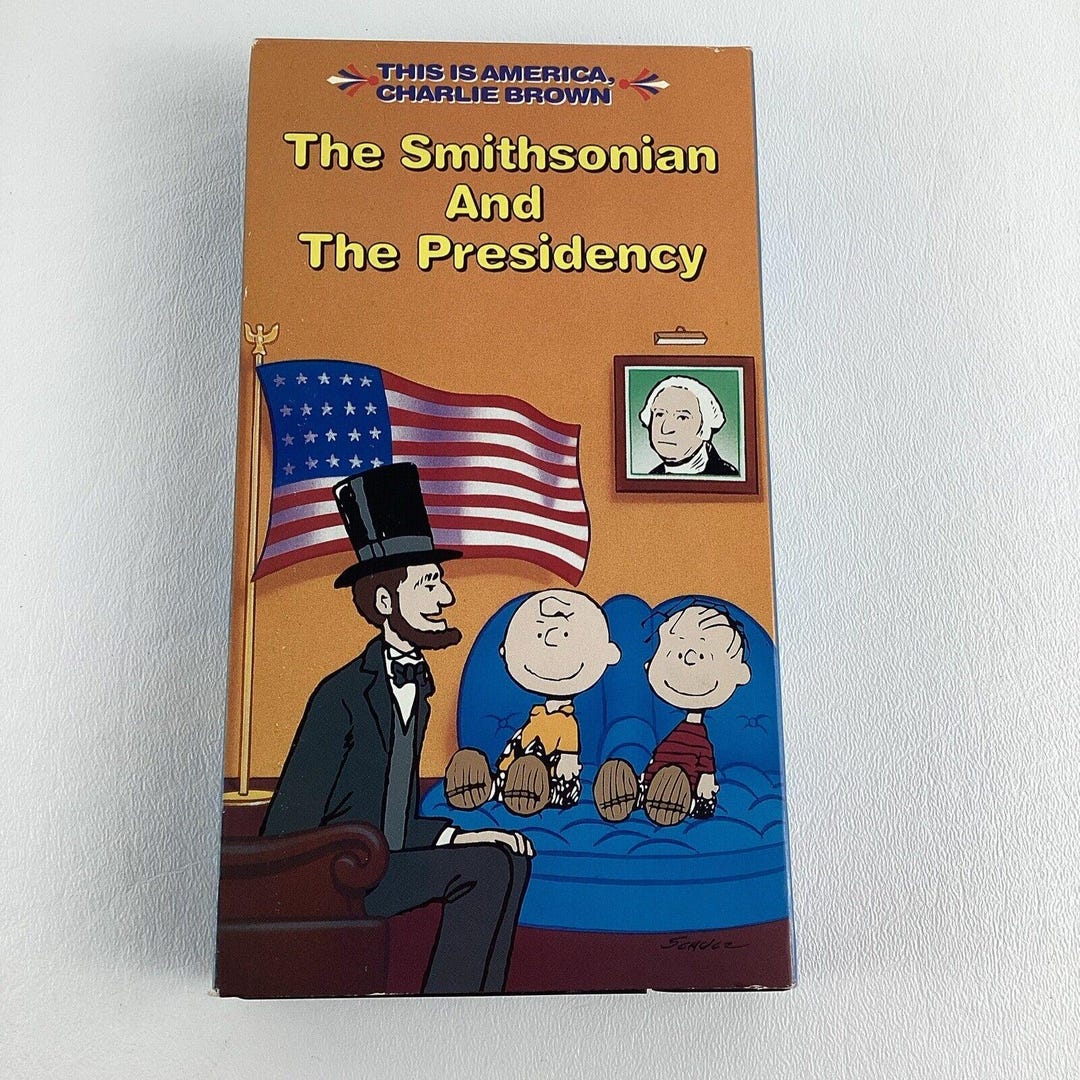 This is America Charlie Brown VHS Tape Smithsonian & the Presidency ...