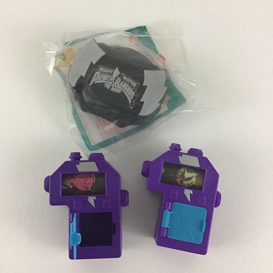 Power Rangers the Movie Mcdonald's Toys Power Siren Alien Detector ...