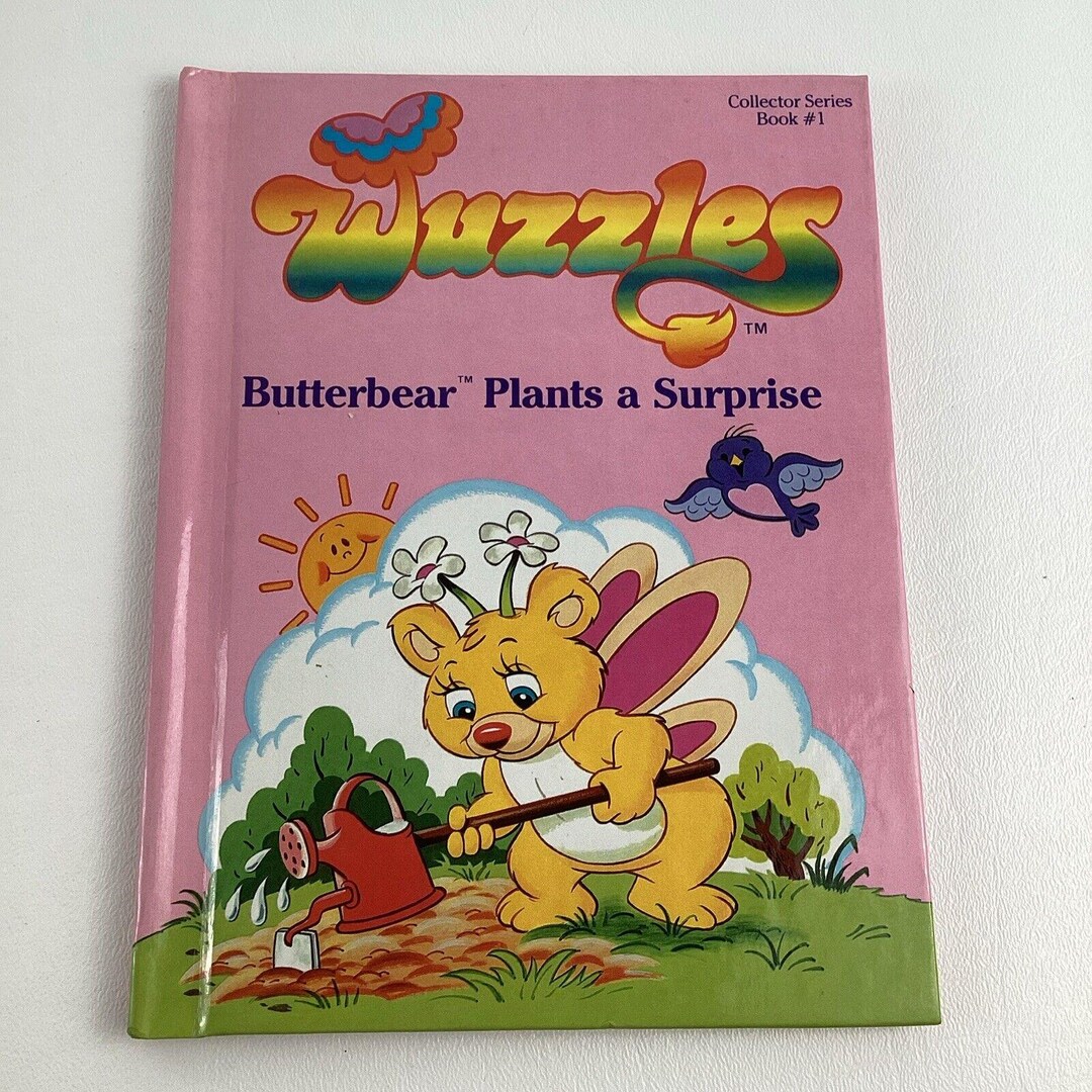 Wuzzles Hardcover Book Butterbear Plants A Surprise Vintage 1984 80s ...