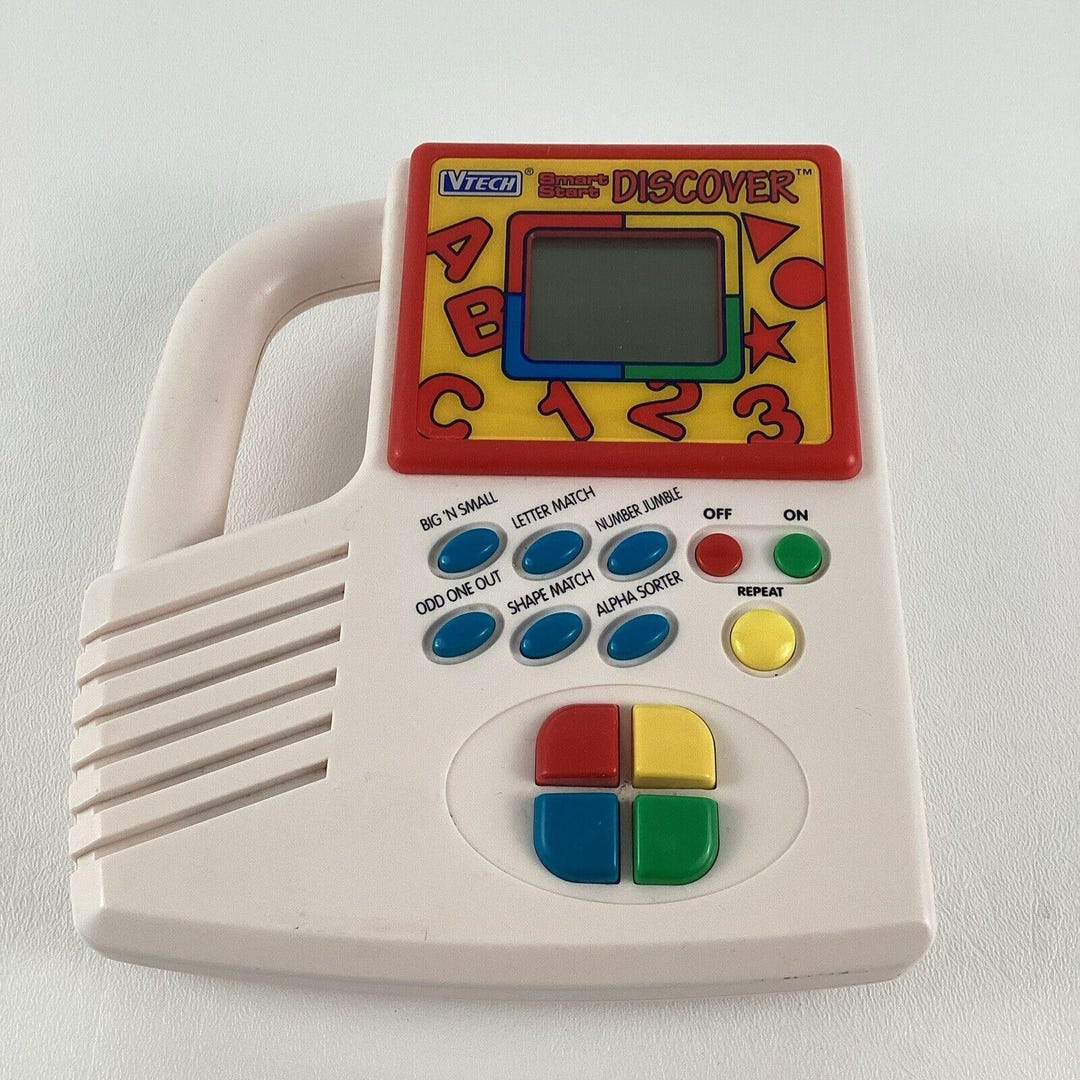Vtech Smart Start Discover Handheld Electronic Game Learning Toy ...
