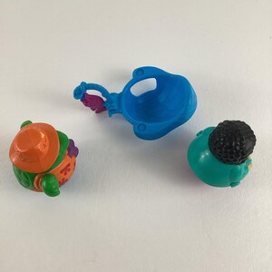 Playskool Weebles Doctor Tourist Frog Fisherman Roly Poly Animal Figure ...