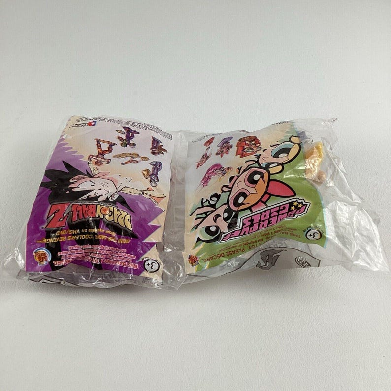 Cartoon Network Power Puff Girls Dragon Ball Z Duo Toy Burger King ...