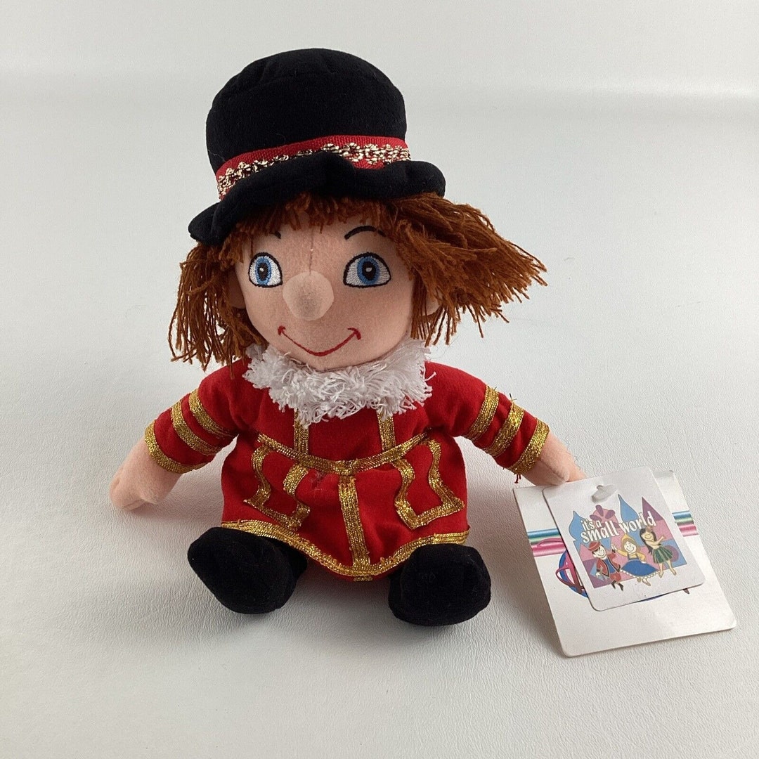 Disney Store Small World England Boy Mini Bean Bag 9" Plush Vintage 90s ...