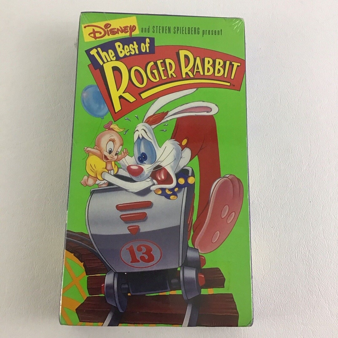 Disney the Best of Roger Rabbit VHS Tape Spielberg Animated Vintage New ...