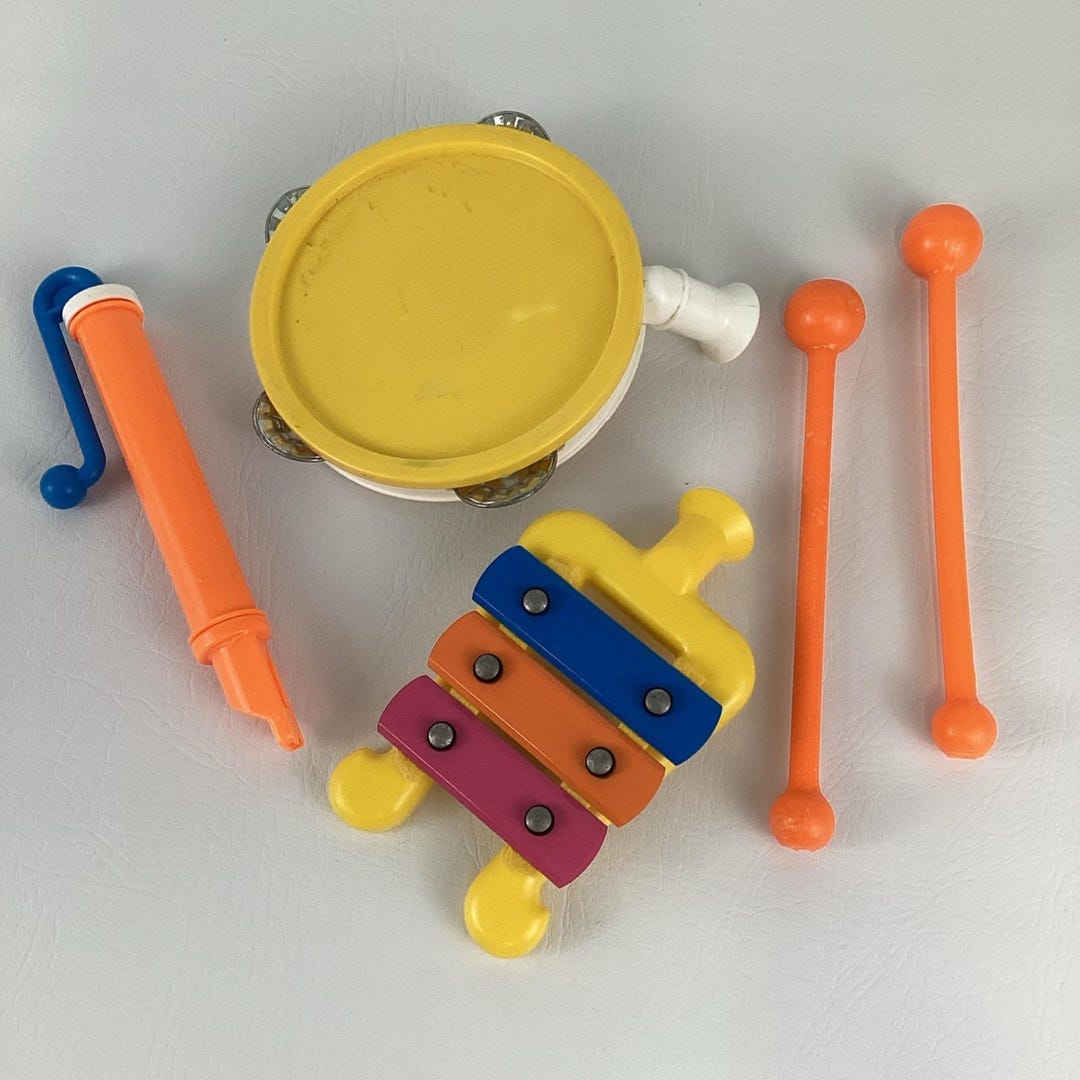 Fisher Price Marching Band Musical Instrument Parts Tambourine ...