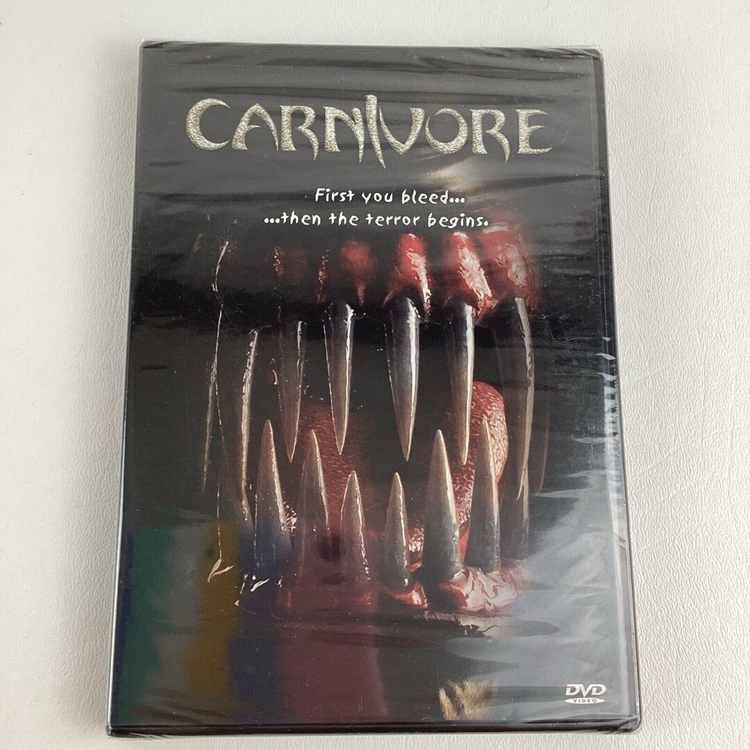 Carnivore Movie DVD Horror Terror Haunted Film Halloween New Sealed 2002 - Etsy