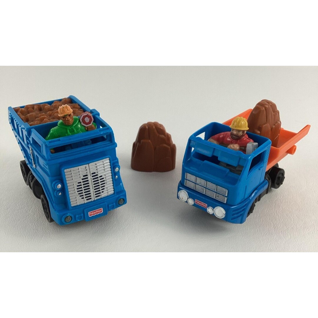 Fisher Price Geotrax Rail & Road System Most Rugged Team Dump Truck ...