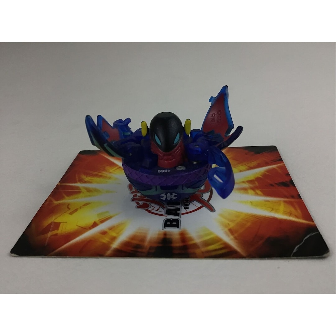 Bakugan Aquos Preyas Diablo Blue Game Toy B2 Bakupearl 590G Spin Master ...