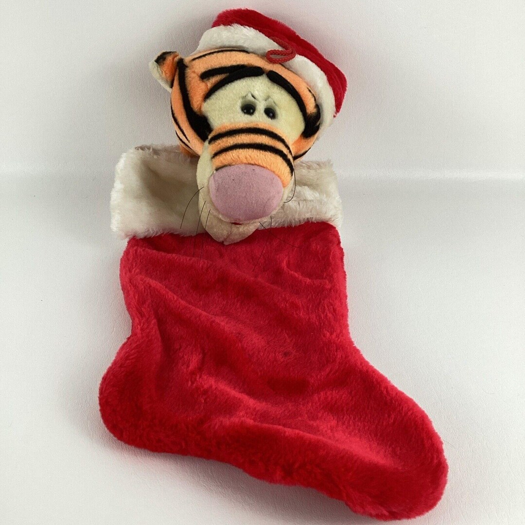 Disney Winnie the Pooh Tigger Plush Character Christmas Stocking Gift ...