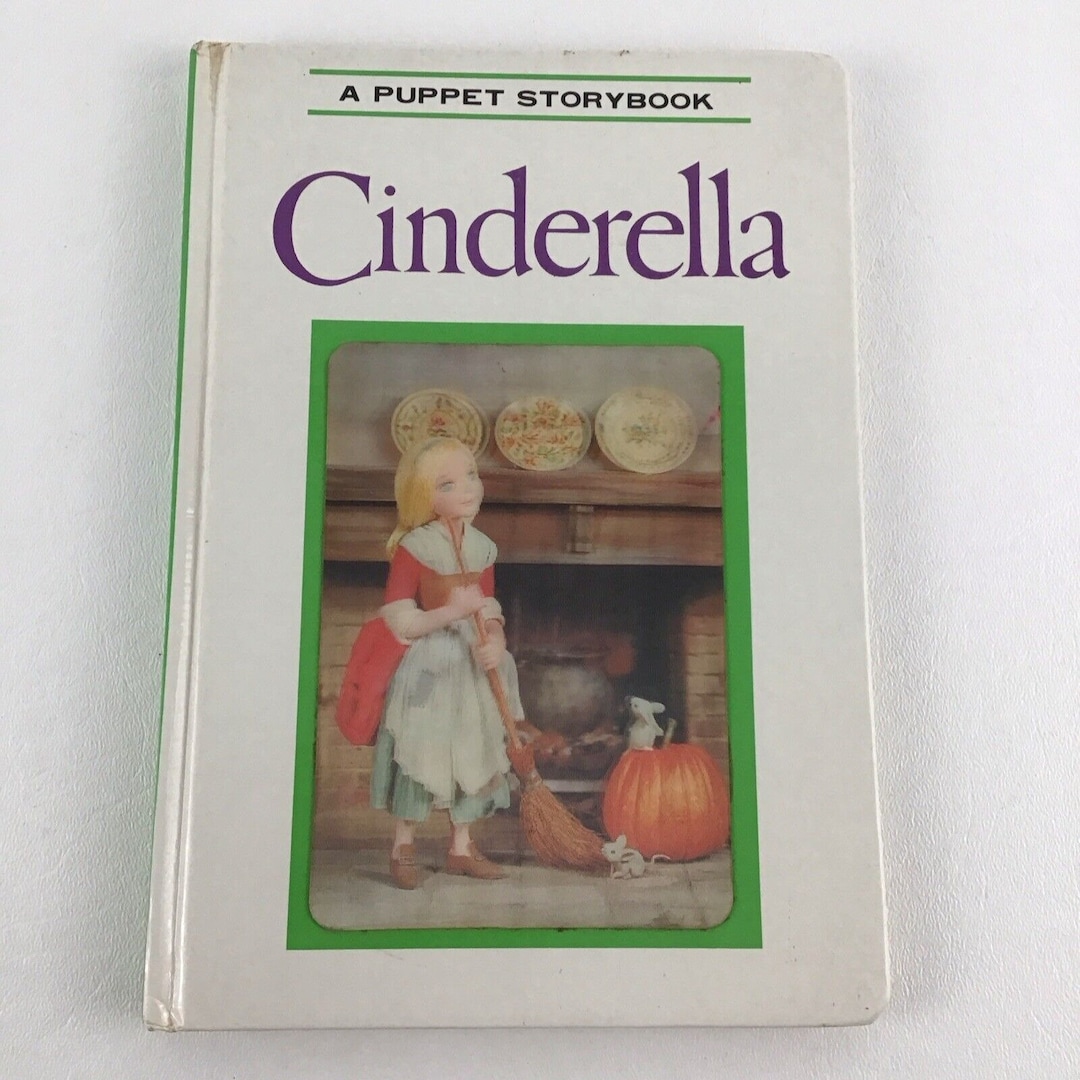 Cinderella A Puppet Storybook Classic Fairy Tale Board Book Vintage ...