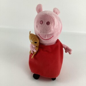 Ty Peppa Pig Plush Bean Bag Stuffed Animal Toy 2017 Cartoon Character ...