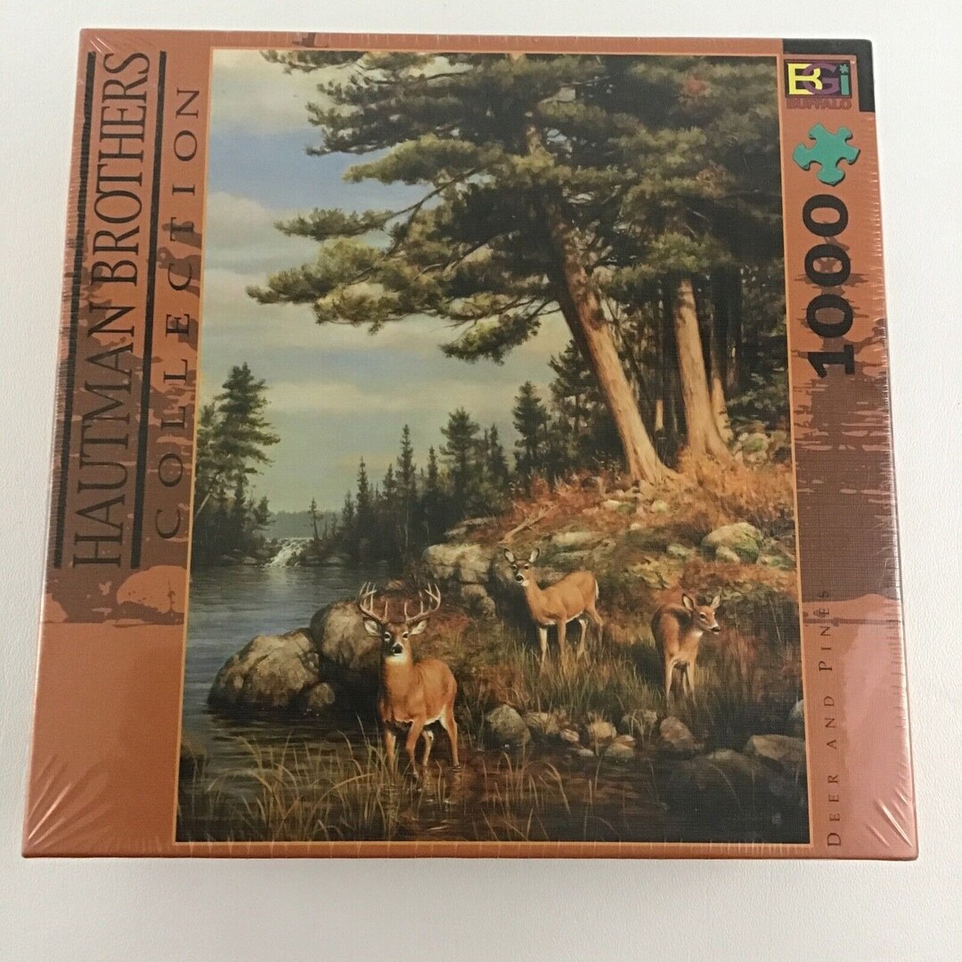 Hautman Brothers Collection Deer and Pine 1000 Piece Puzzle New Sealed ...