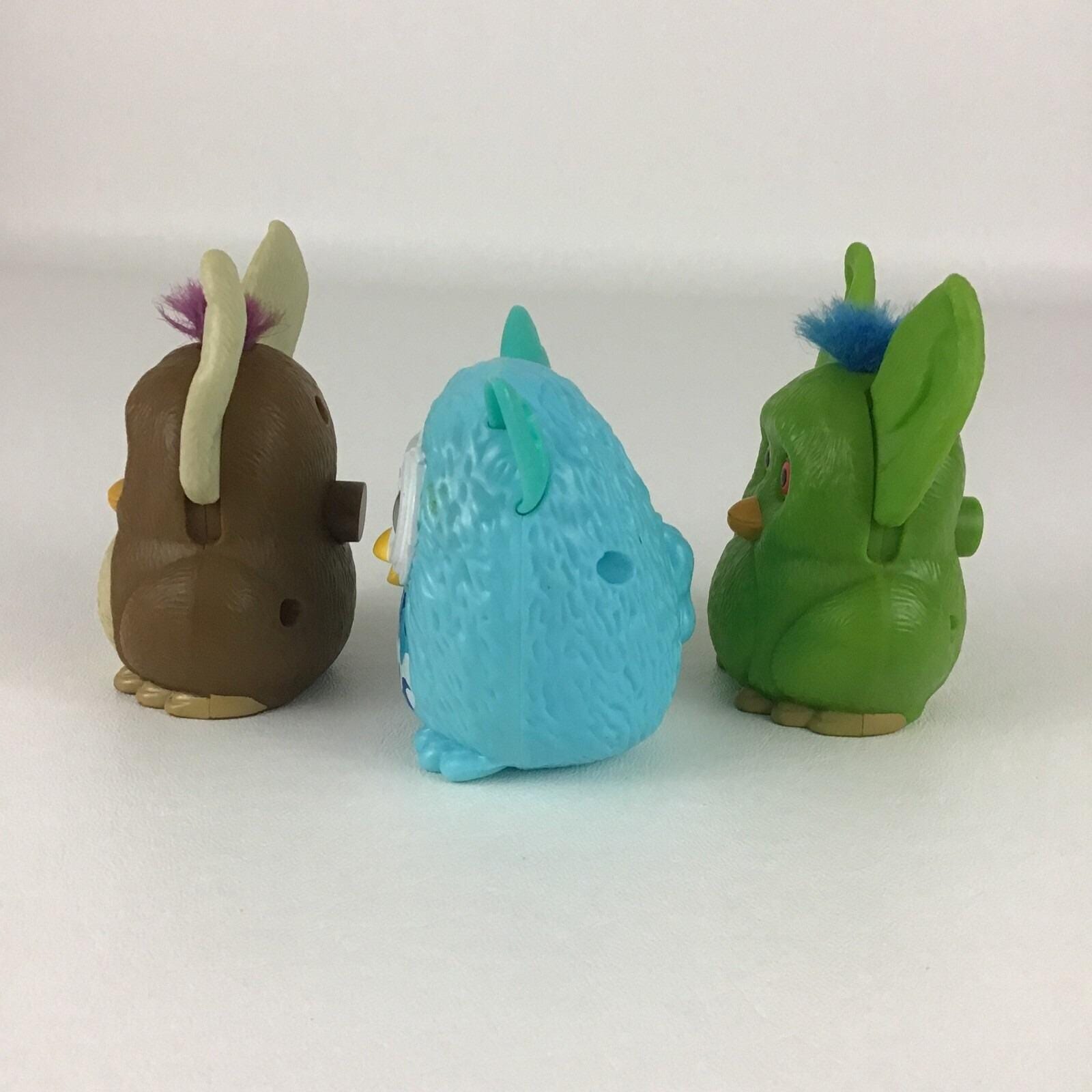 Furby Burger King Kids Meal Collectible Figures 3pc Lot Toy Pets 2005 ...
