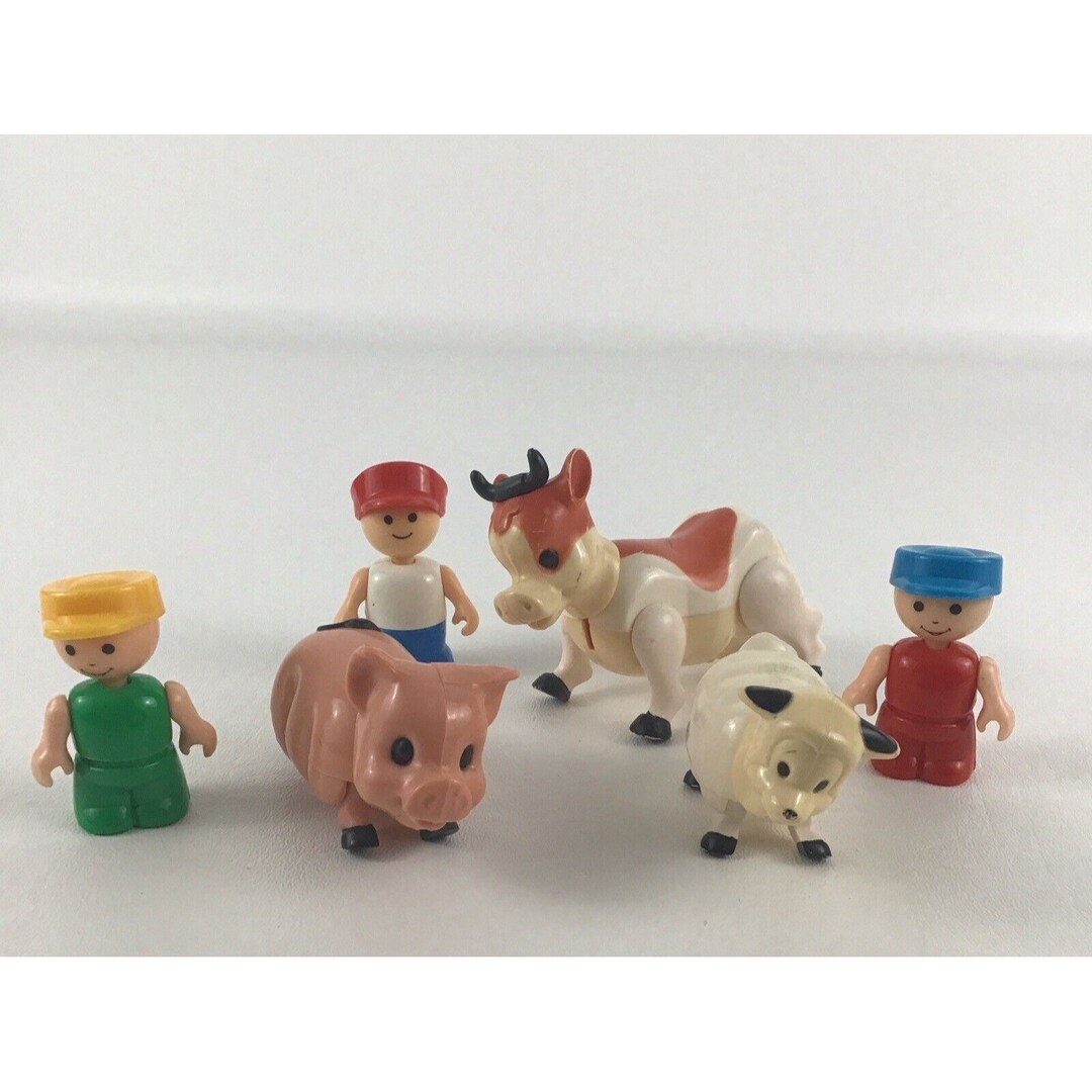Playskool Lil Playmates Barnyard Animal Playset Action Figures Vintage ...