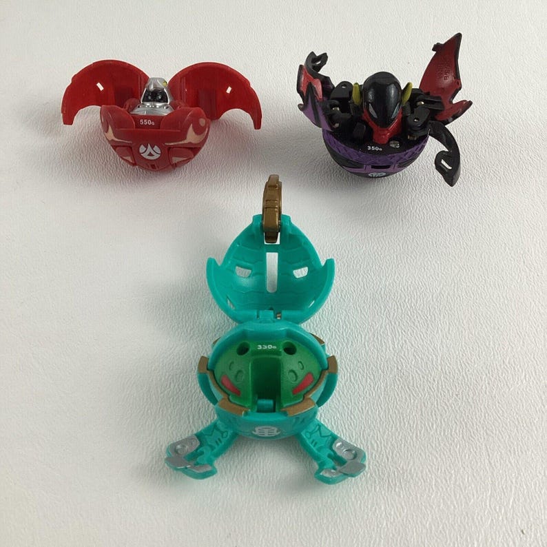 Bakugan Battle Brawlers Ravenoid Preyas Stinglash Action Figure Toy ...
