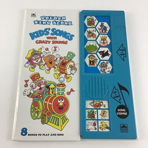 Golden Sing Along Kid's Songs With Crazy Sounds Sight & Sound Book ...