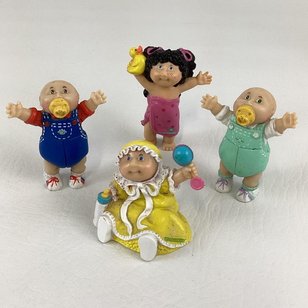Cabbage Patch Kids CPK Mini PVC Collectible Figures Lot Vintage 1984 ...