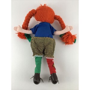 Pippi Longstocking 18 Plush Stuffed Doll Toy Vintage 1988 80s Toys - Etsy