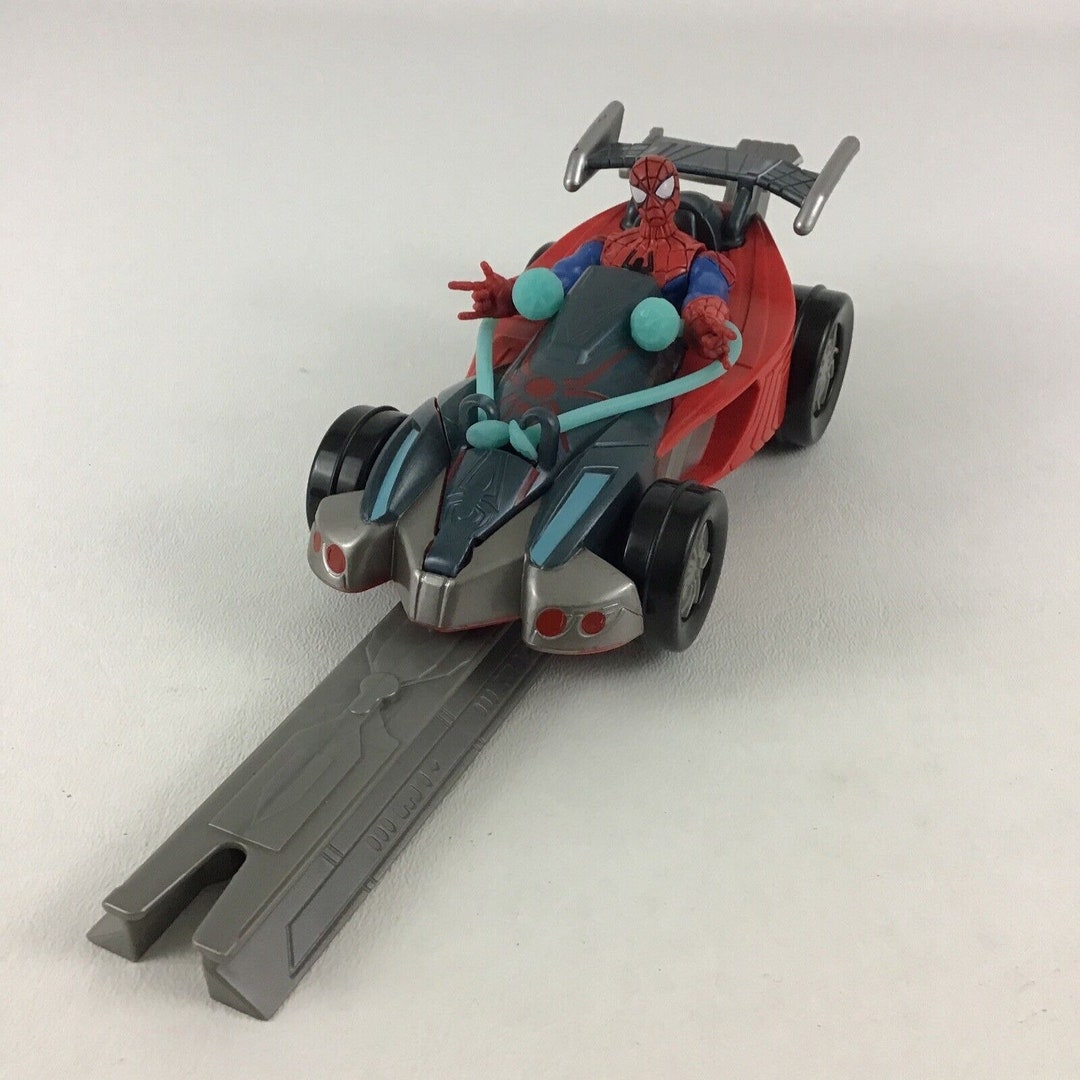 Marvel Ultimate Spider-man Power Webs Action Turbo Cruiser Car Hasbro ...