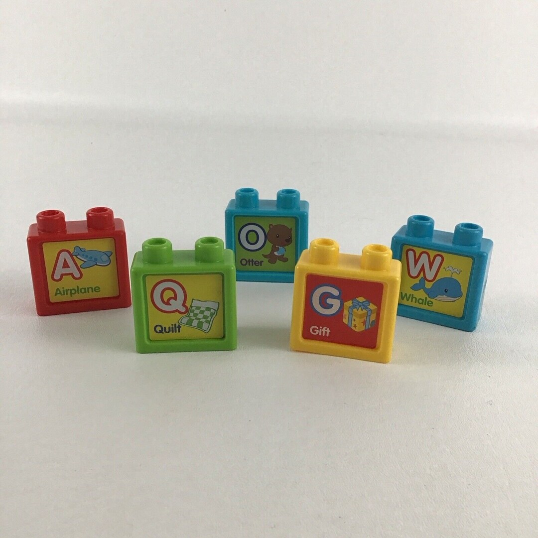 Vtech Sit to Stand Ultimate Alphabet Train Replacement Blocks Tiles ...