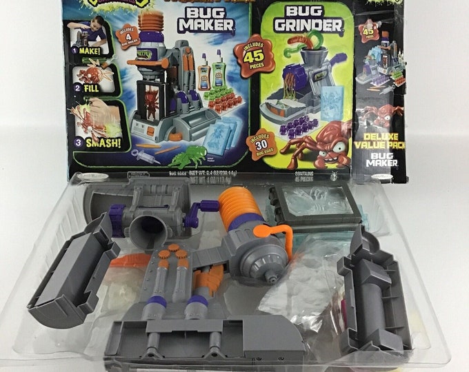 Creepy Crawlers Deluxe Value Pack Bug Maker Bonus Bug Grinder Eggs ...