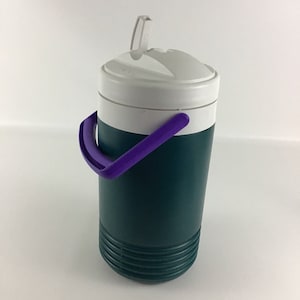 Igloo Beverage Cooler Water Jug 1 Gallon Straw Purple Jade Jumbo Vintage 90s - Etsy