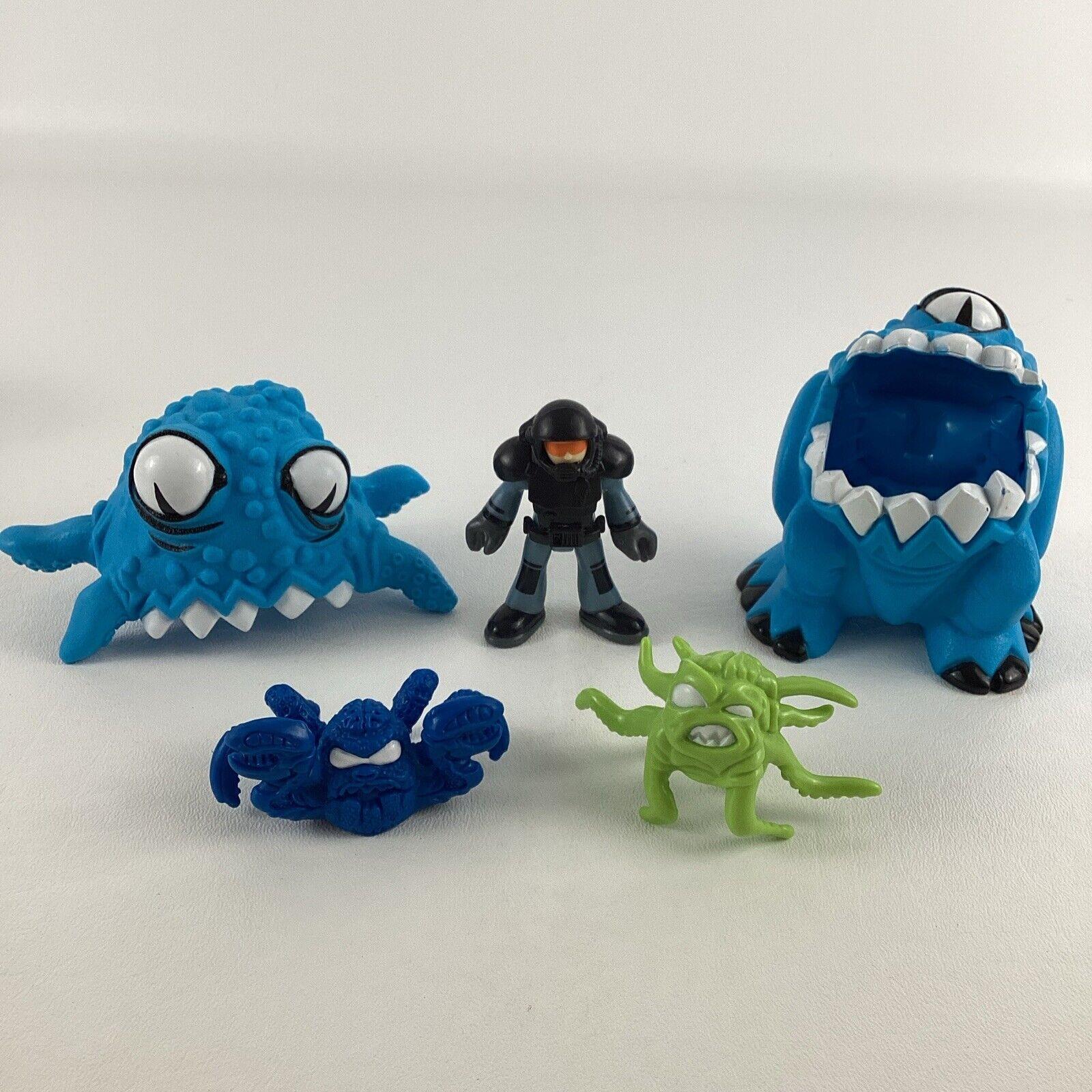 Fisher Price Imaginext Lunar Moon Rover Vehicle Figures Alien Creatures ...