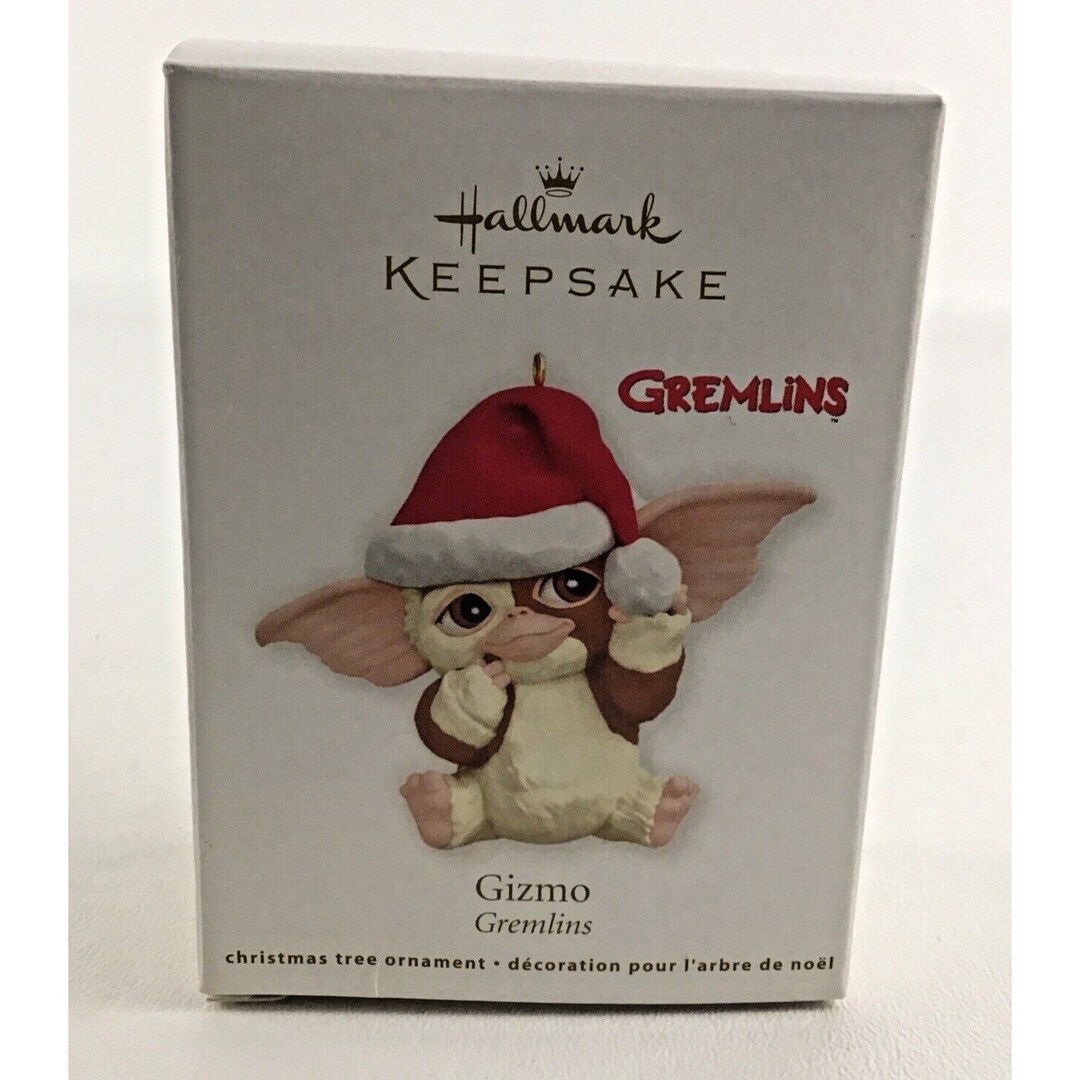 Hallmark Gremlins Gizmo 80s Toy Keepsake Christmas Ornament Warner Bros ...