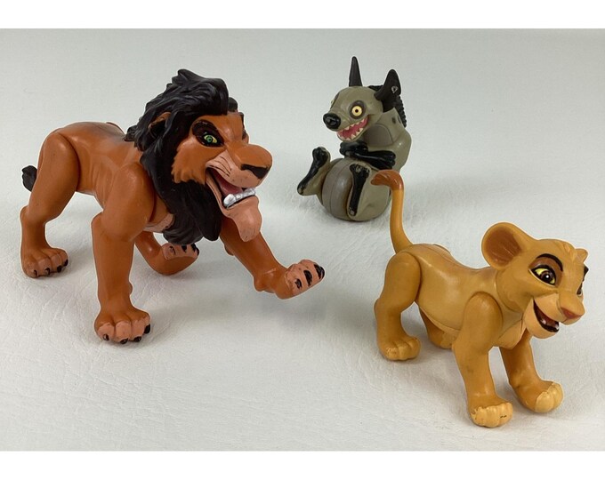 Disney Lion King Burger King Scar Young Simba Hyena Ed Toys Figures ...