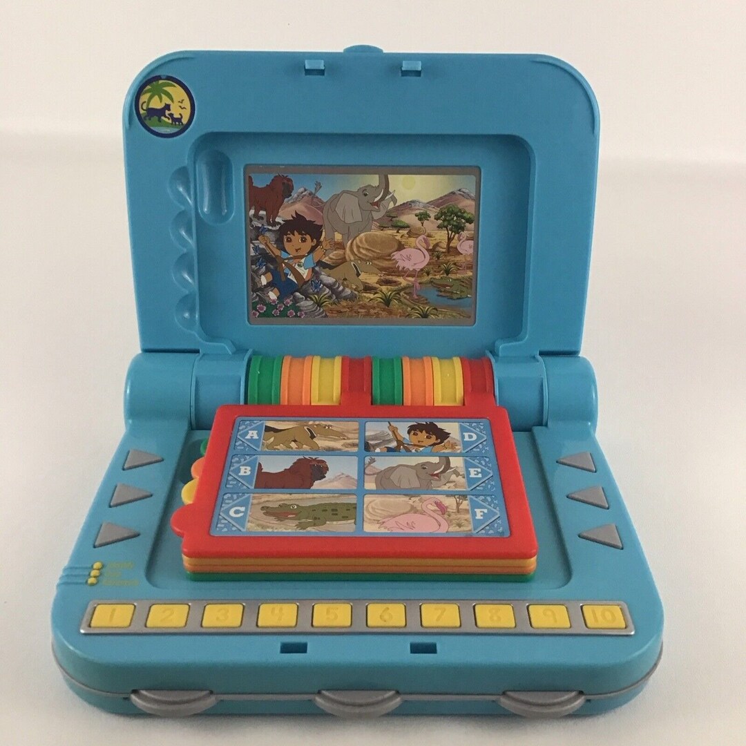Go Diego Go Animal Discovery Laptop Electronic Learning Toy Letters ...