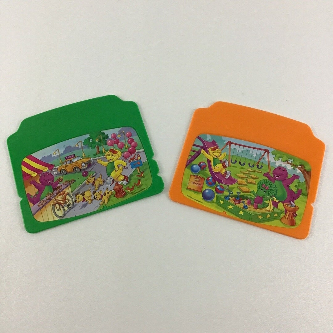Barney & Friends Learning Laptop Replacement Cards Disc Cartridges ...