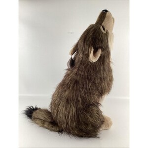 Wild Republic Howling Wolf 25" Realistic Jumbo Large Plush Stuffed ...