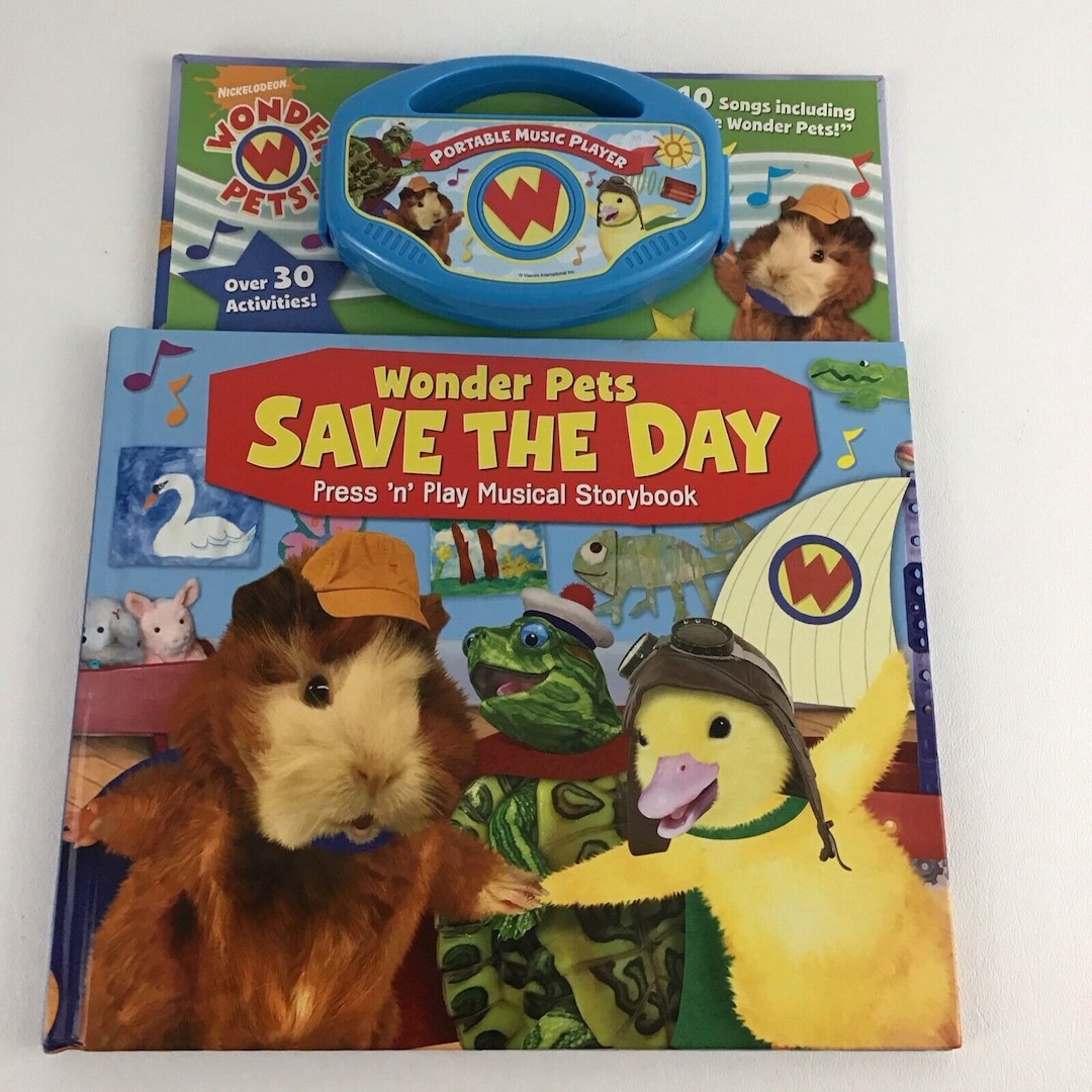 Nickelodeon Wonder Pets Press Play Musical Storybook Portable Music ...