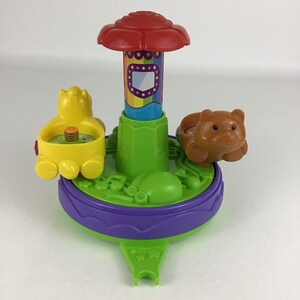 Vtech Go Go Smart Friends Spin Around Sounds Carnival Ride Carousel ...