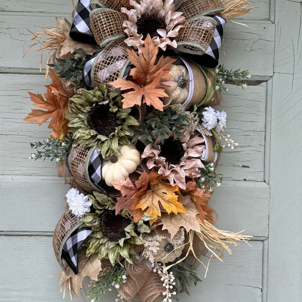 Fall Door Swag - Etsy